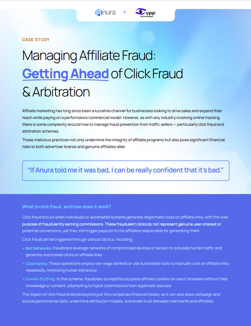 Improve Campaign Performance With Ad Fraud Protection | Anura | Anura